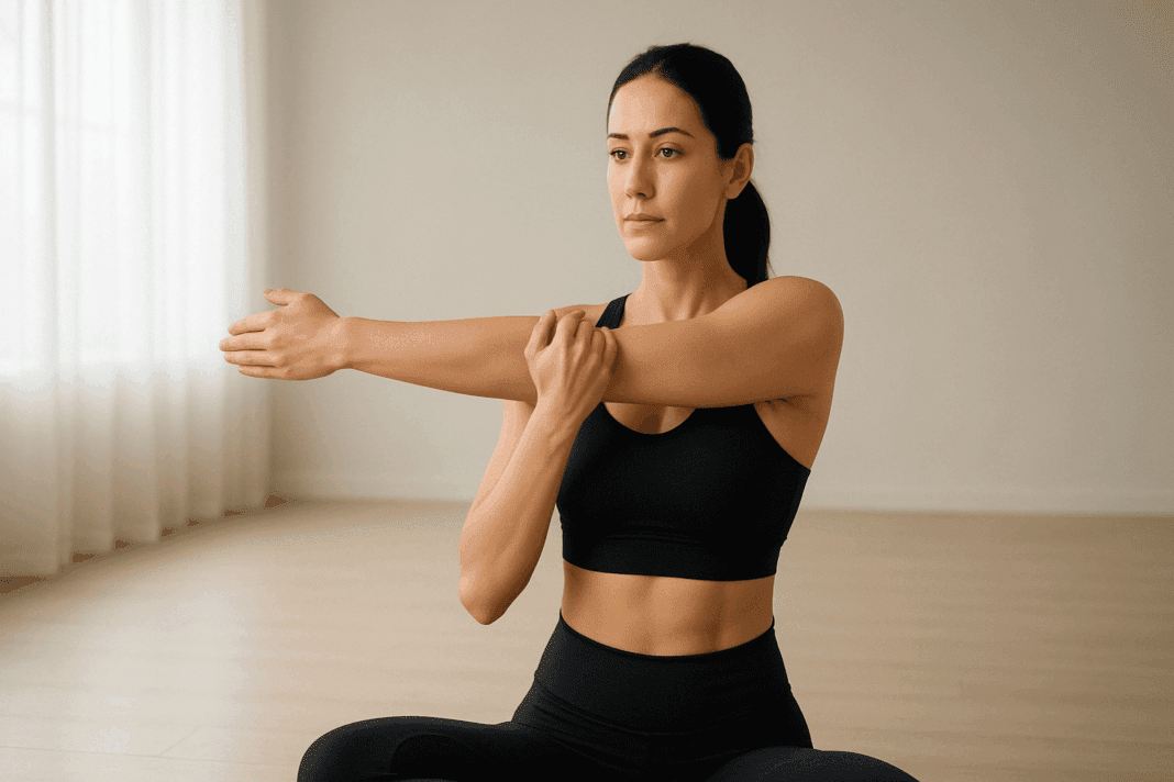Crossed Arm Stretch: Improve Shoulder Flexibility Safely