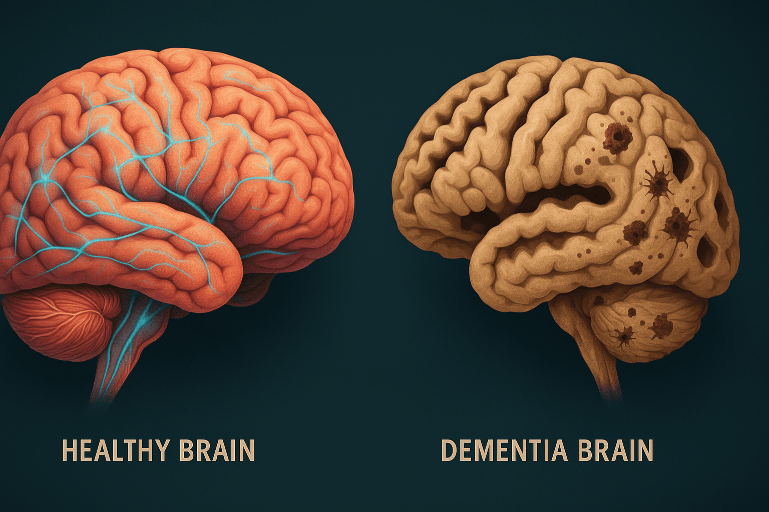 Healthy Brain vs Dementia Brain: Key Differences Explained